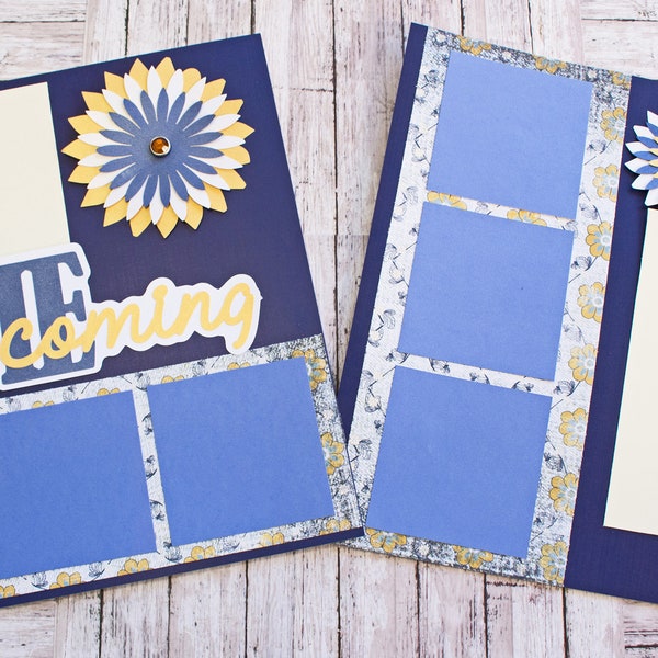 Homecoming Scrapbook Pages - Etsy