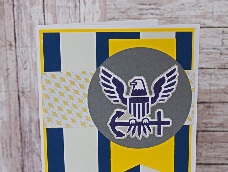 US Navy Card Naval Retirement Navy School Graduation Rank | Etsy