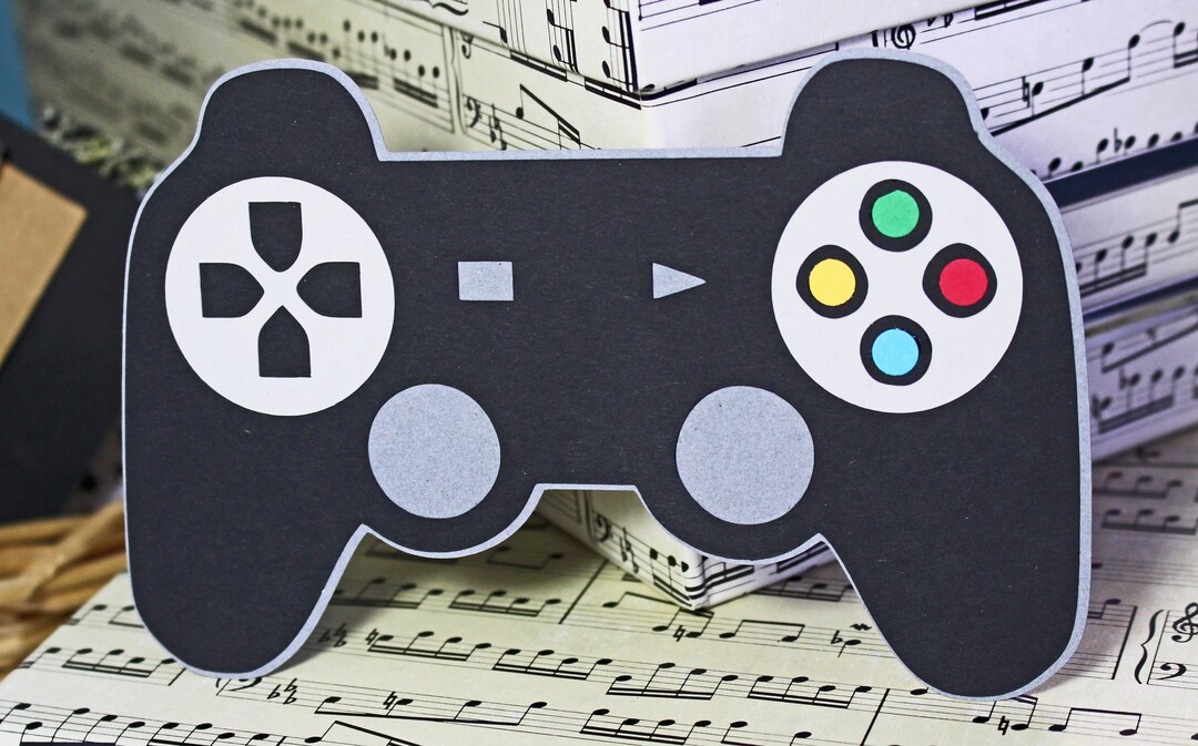 Video Game Contorller Die Cut Game Controller Die Cut Video - Etsy