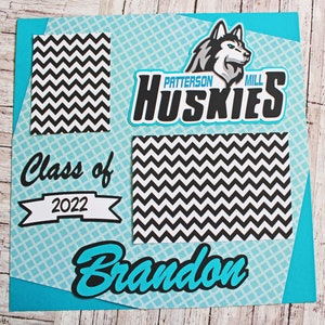 Any Color, Custom Mascot, High School Scrapbook, Cover Page, Scrapbook ...