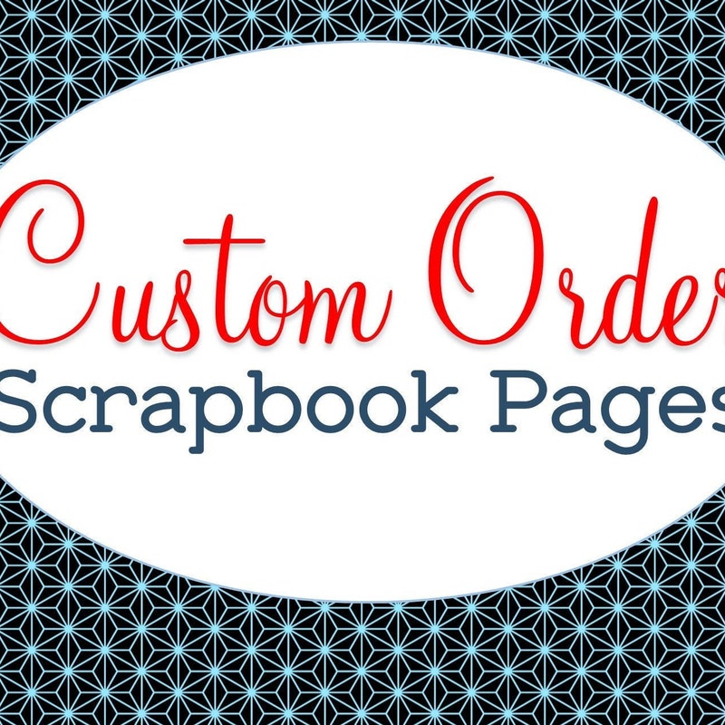Custom Scrapbook - Etsy