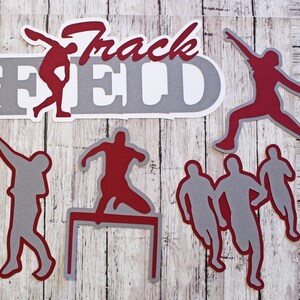 Any Color, Mens Ladies and Co-ed, Track and Field, Die Cut Set ...