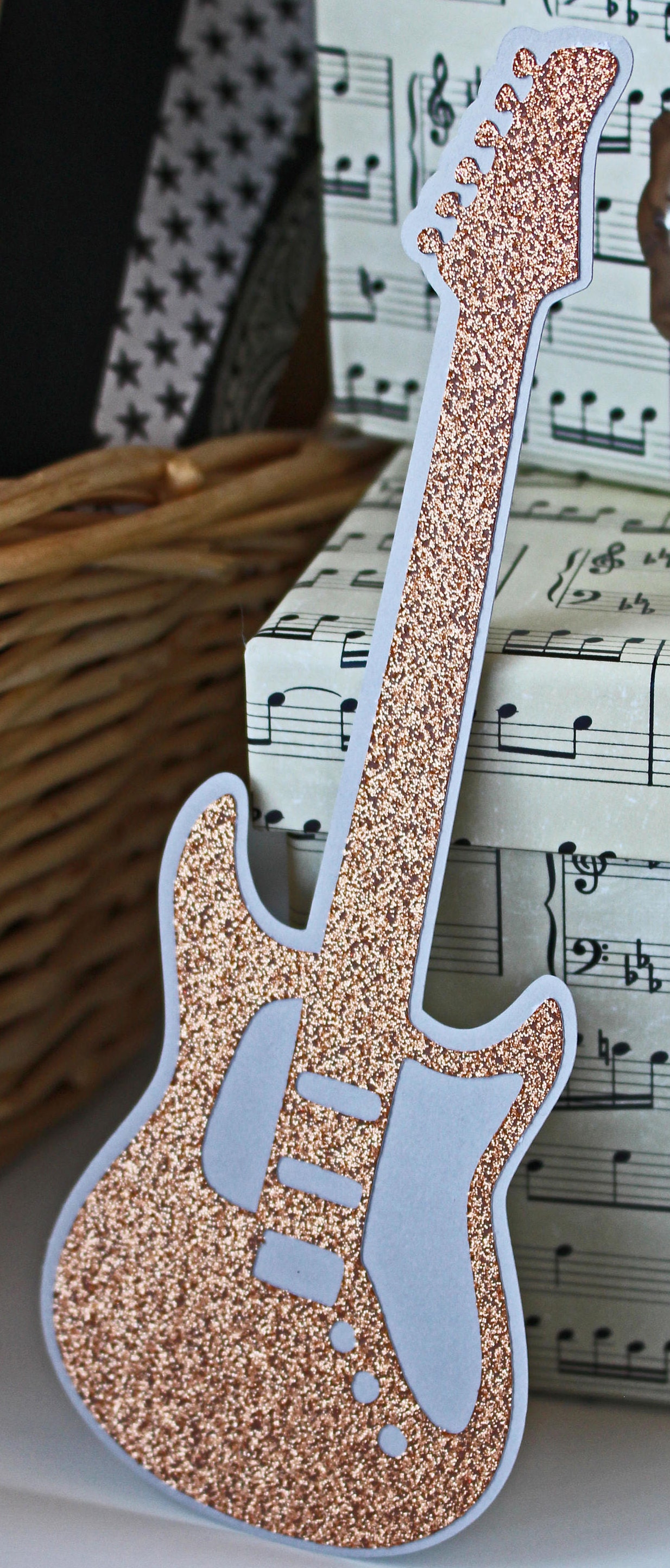 Electric Guitar Die Cut, Guitar Die Cut, Rock N Roll Die Cut, Rock ...