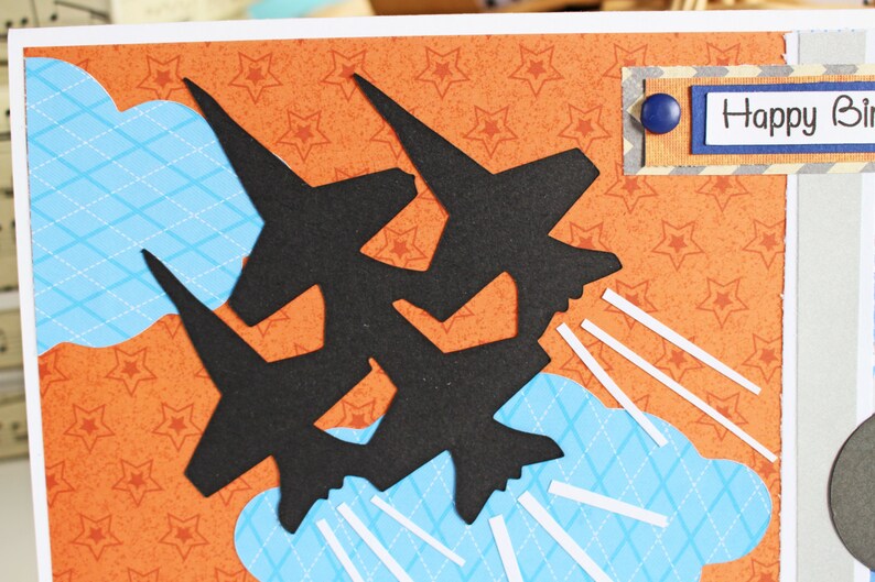 Fighter Jet Card Custom Number Card Jet Birthday Card - Etsy