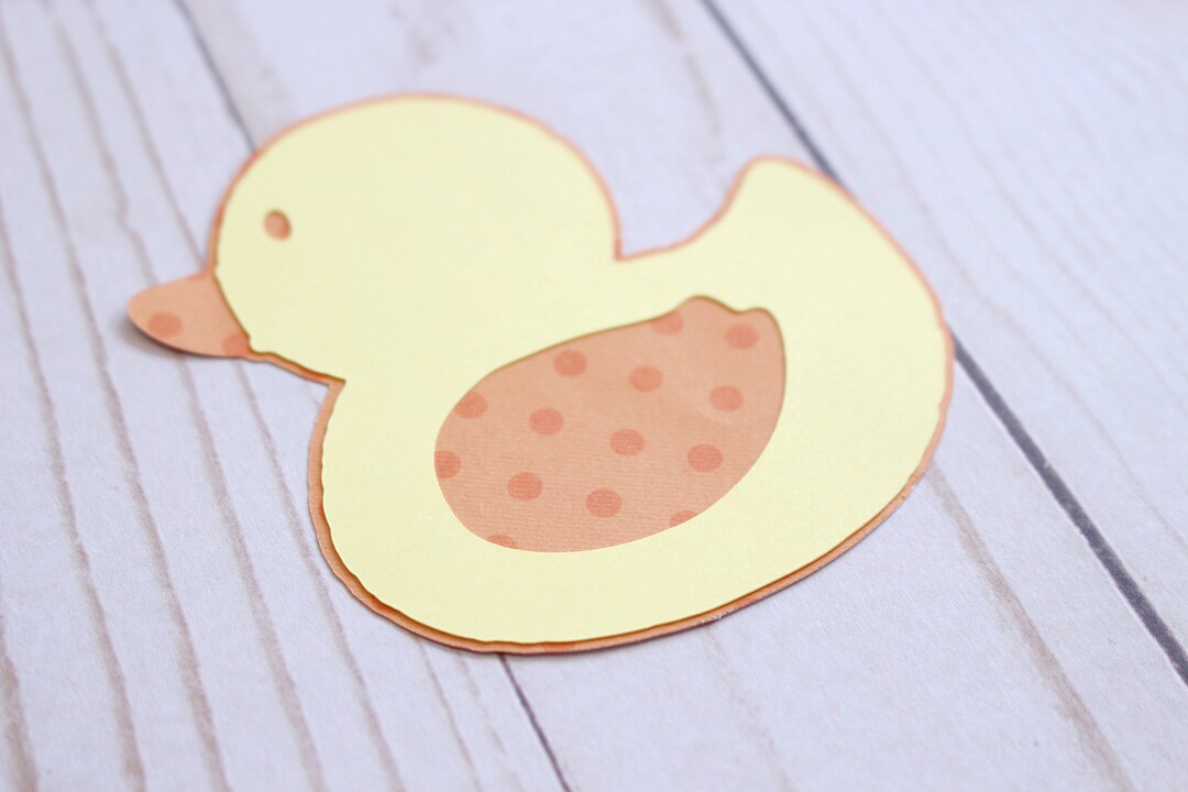 Rubber Ducky Layered Die Cut, Baby Scrapbooking Diecuts, Bath Time ...