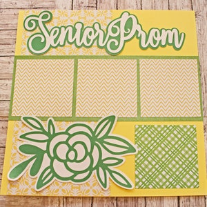 Any Color, Senior Prom, Junior Prom, Scrapbook Pages, Custom Scrap Book ...