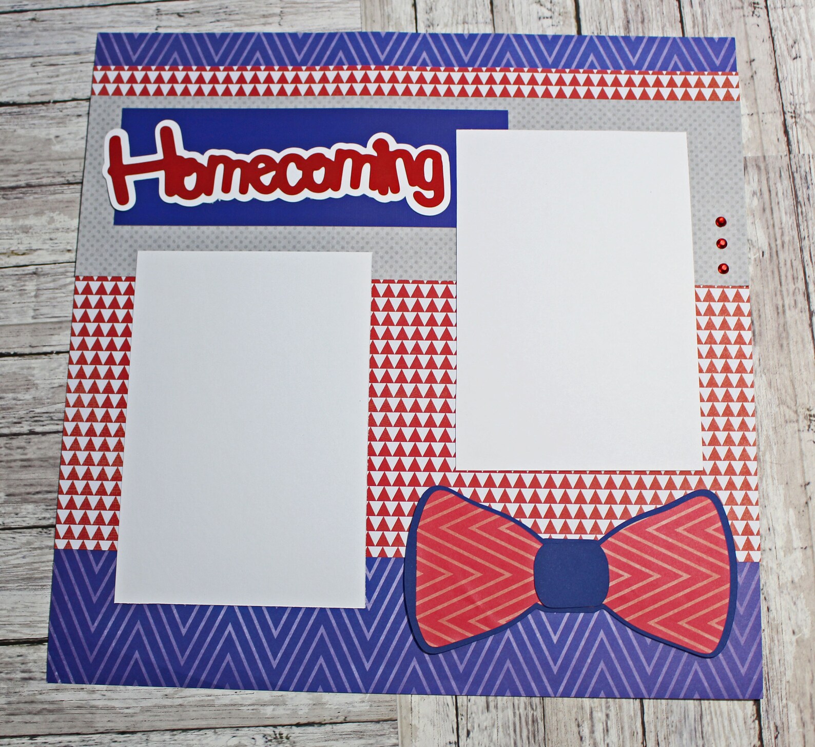 Any Color Homecoming Dance Homecoming Game Scrapbook Pages | Etsy