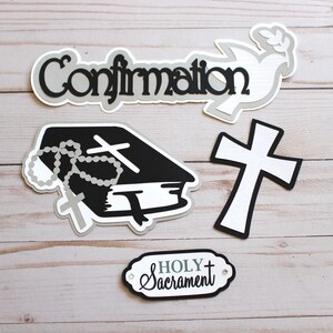 Custom Color Decals, Confirmation Die Cut Set, Catholic Holy Sacrament ...