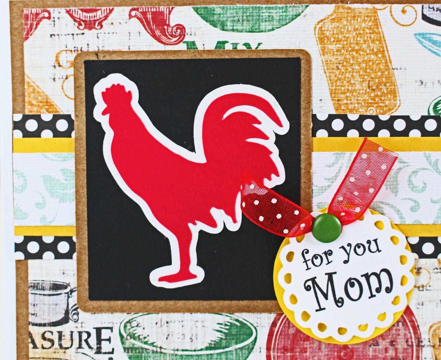 Custom, Handmade Red Hen Card, Handmade Greeting Card, Red Hen Greeting ...