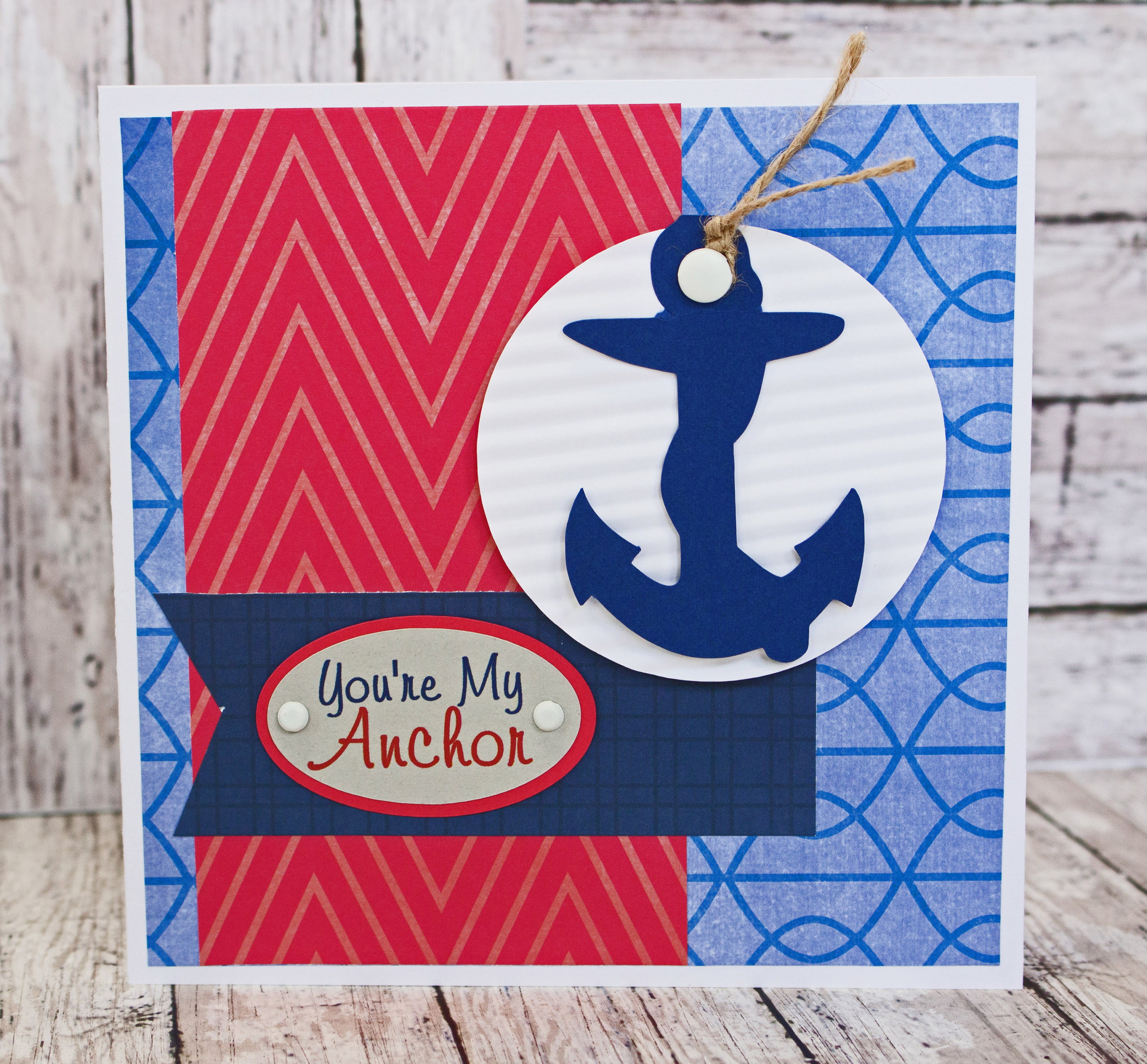 Nautical Birthday Card, Handmade Nautical Card. Patriotic Birthday ...