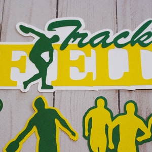 Any Color, Mens Ladies and Co-ed, Track and Field, Die Cut Set ...