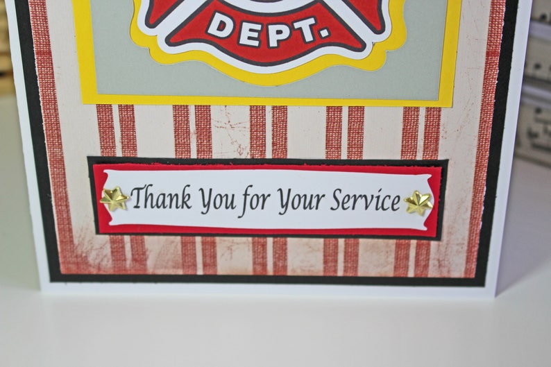 Firefighter Card Handmade Card Retirement Fireman | Etsy