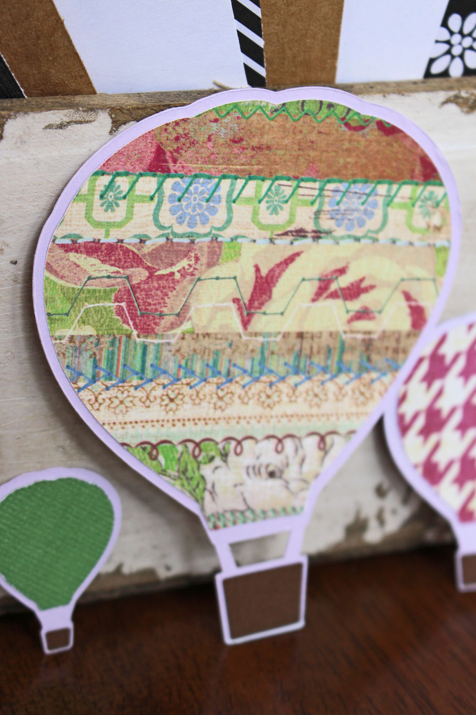 Set of 3 Hot Air Balloon Die Cuts Ballooning Die Cuts Hot - Etsy