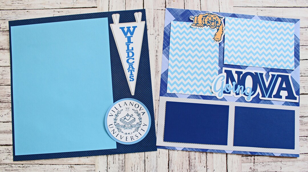 Custom Scrapbook Pages, College Bound Scrapbook Page Set, University ...