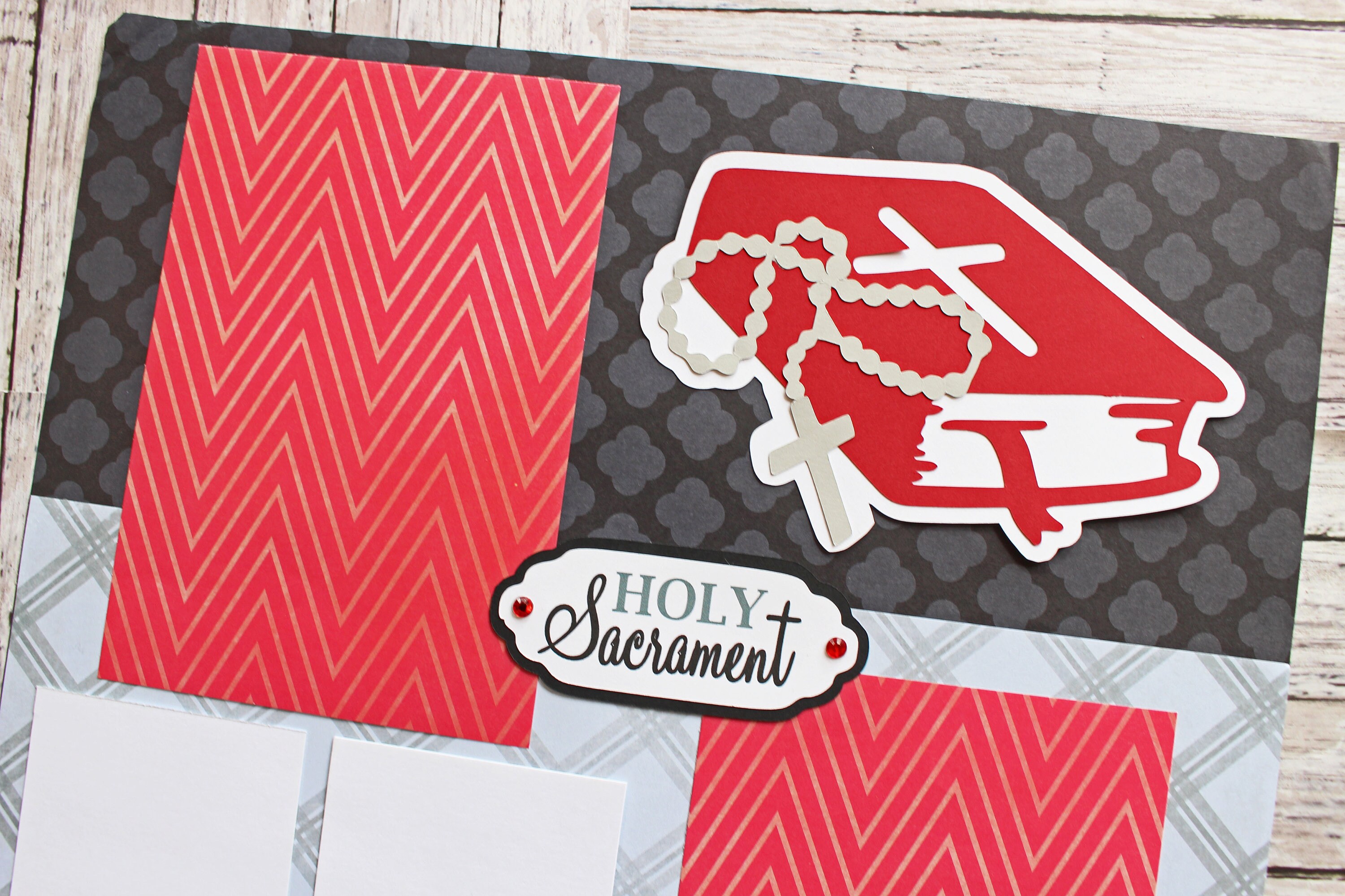 Any Color, Confirmation Scrapbook Page Set, Confirmed in Christ ...