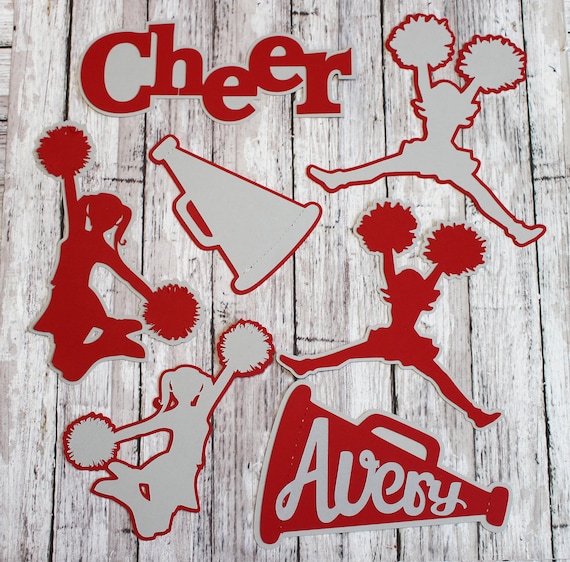 Any Color Cheerleading Die Cut Set Set of 7 Scrapbooking - Etsy