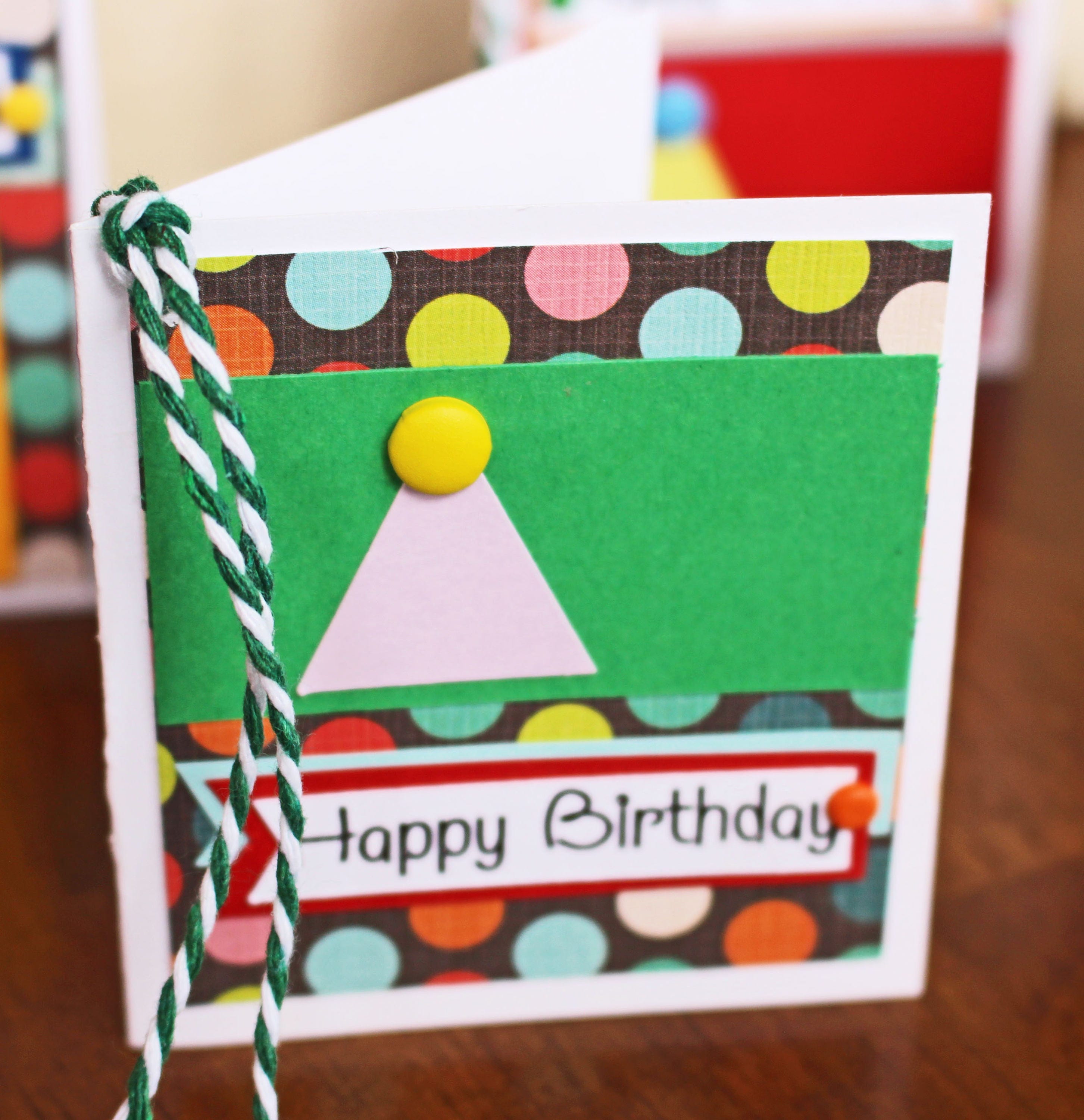 Set of 4, Birthday Gift Tags, Handmade Gift Tags, Hang Tags, Gift Tags ...