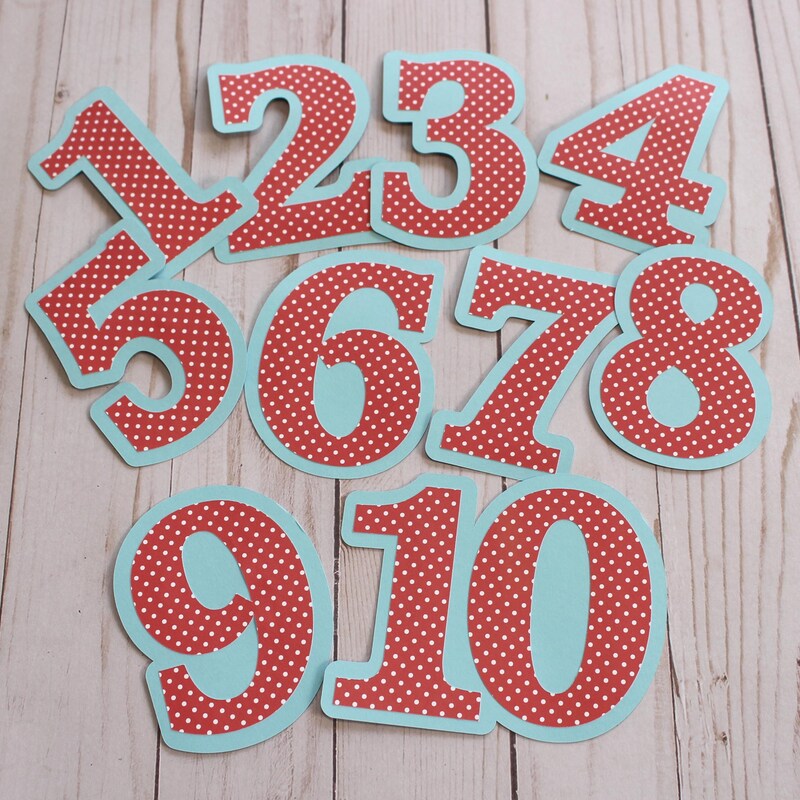 Number Die Cut - Etsy