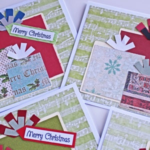 Set of 6, Christmas Present Cards, Holiday Present Cards, Christmas ...