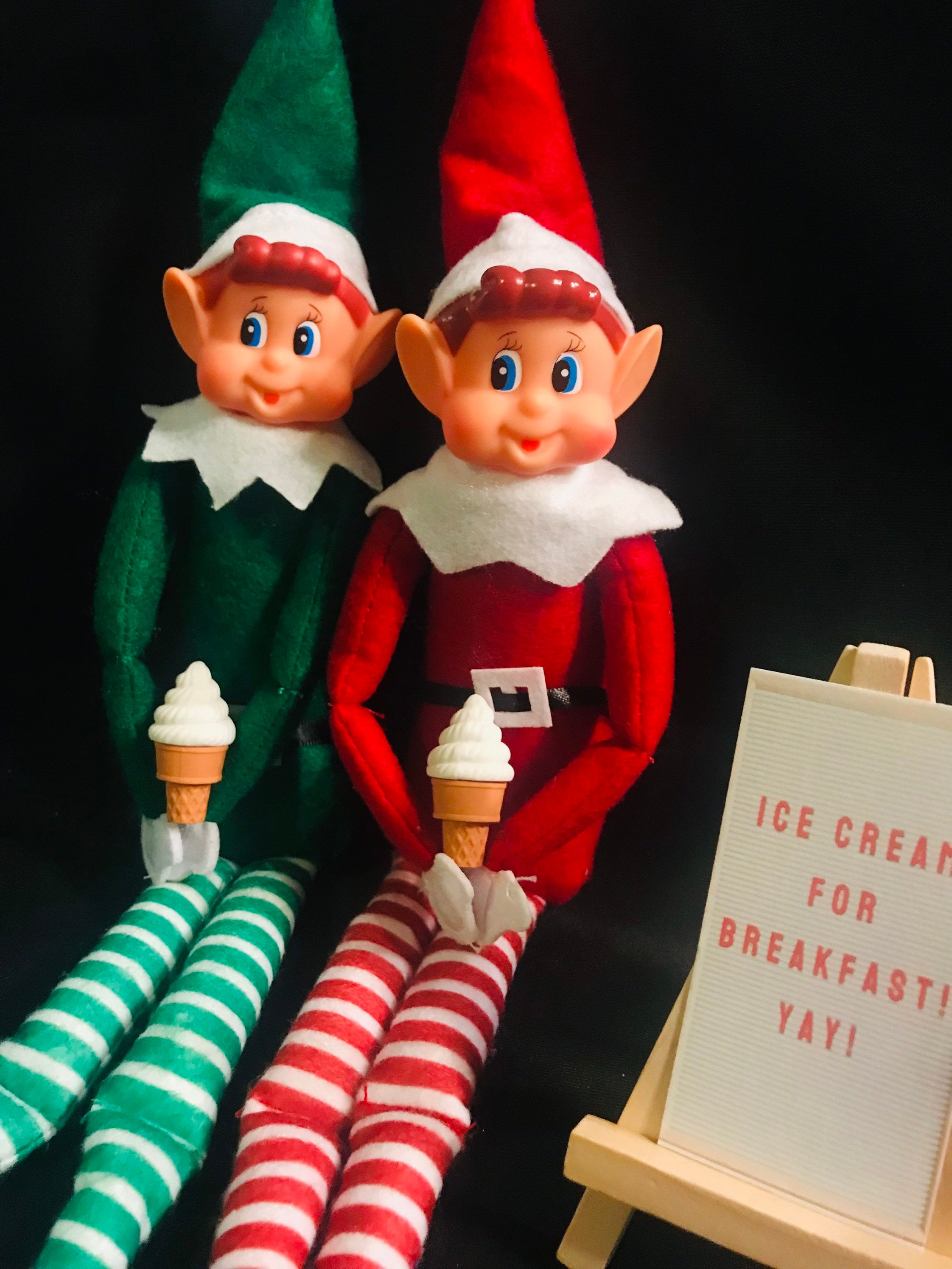 2-ELF 24-days of Christmas Elf Activity Kit, Elf Props, Elf Mischief ...