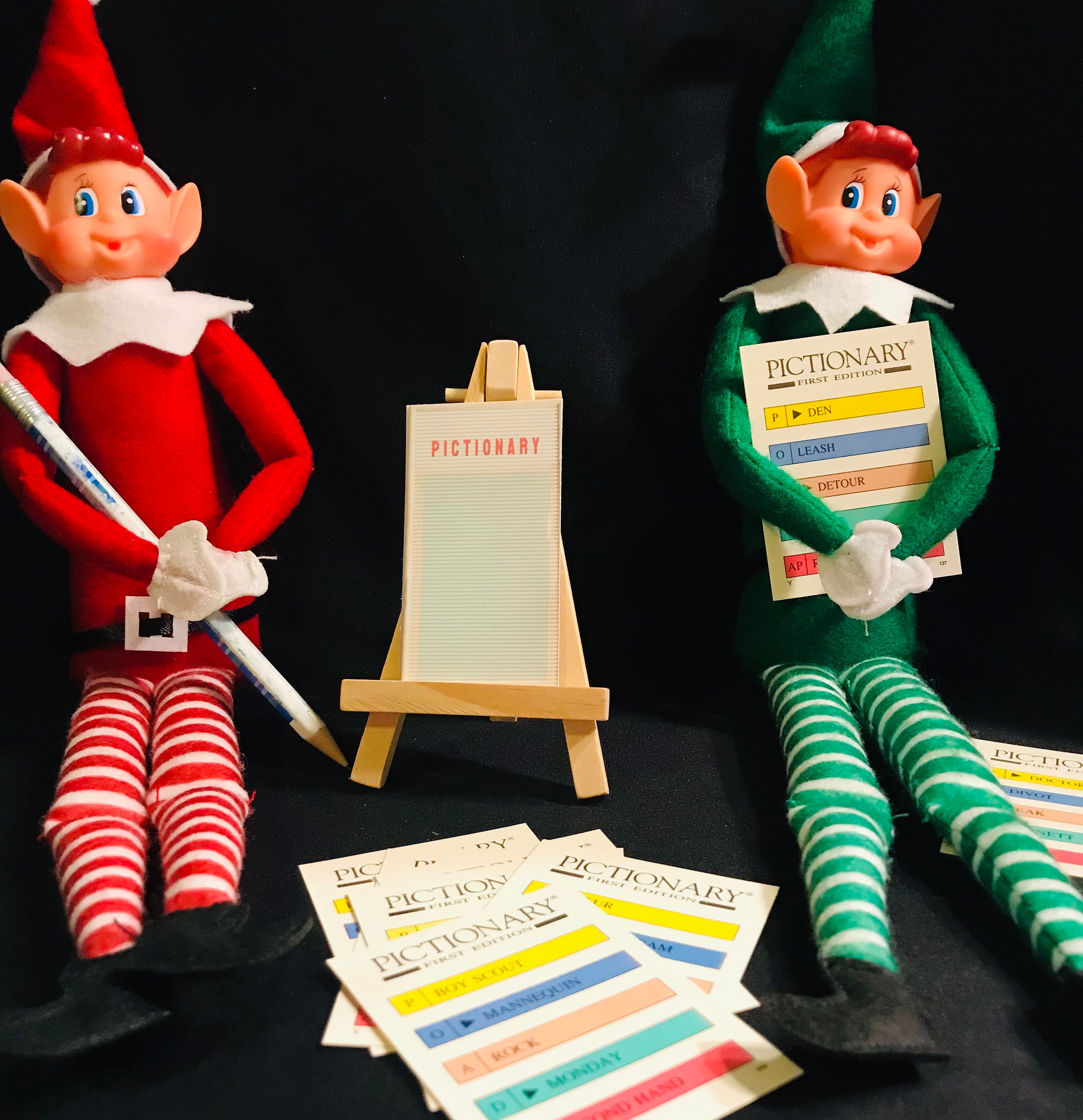 2-ELF 24-days of Christmas Elf Activity Kit Elf Props Elf - Etsy