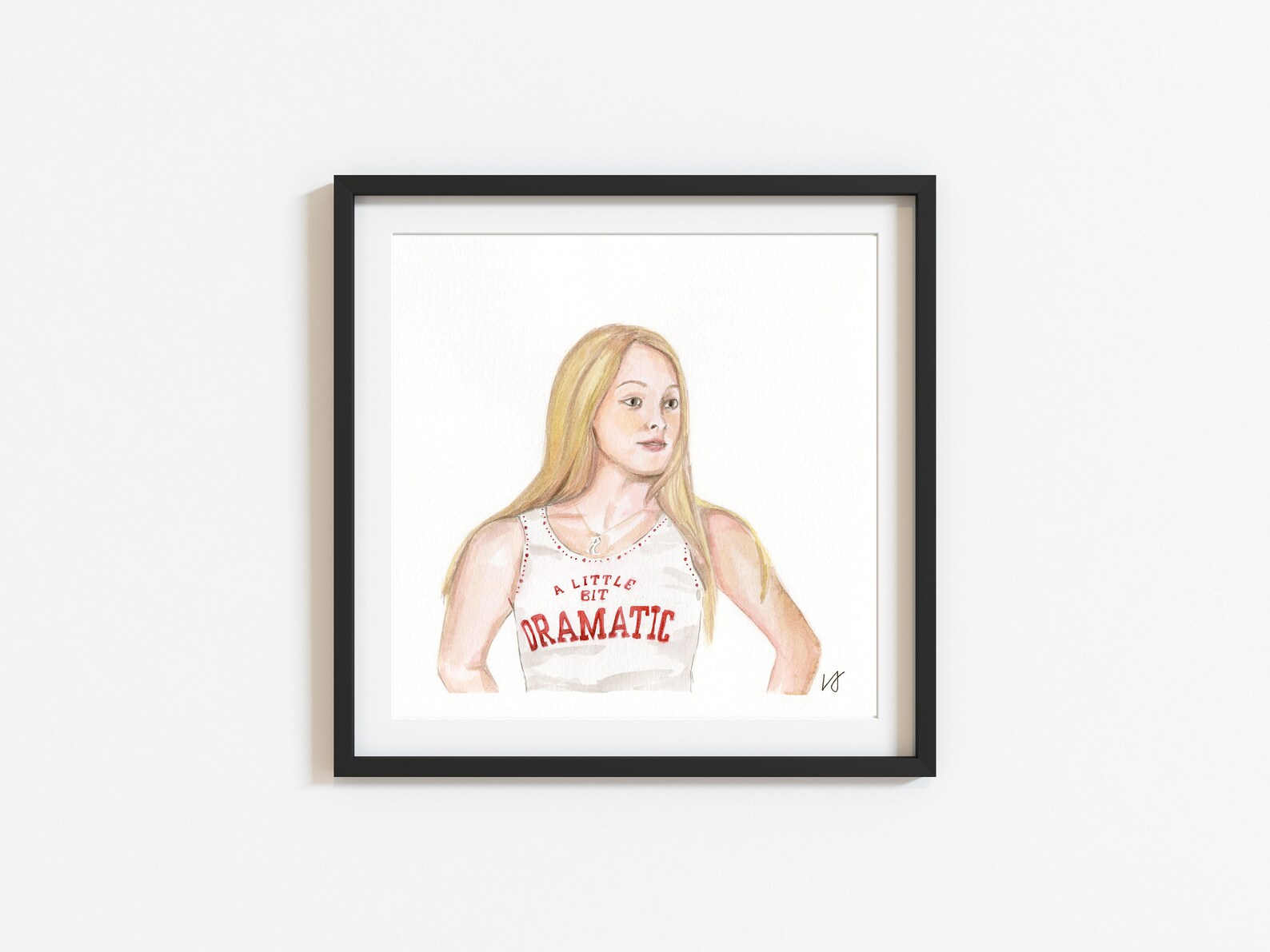 Regina George Original Ink/Watercolor Art Print Mean Girls - Etsy España