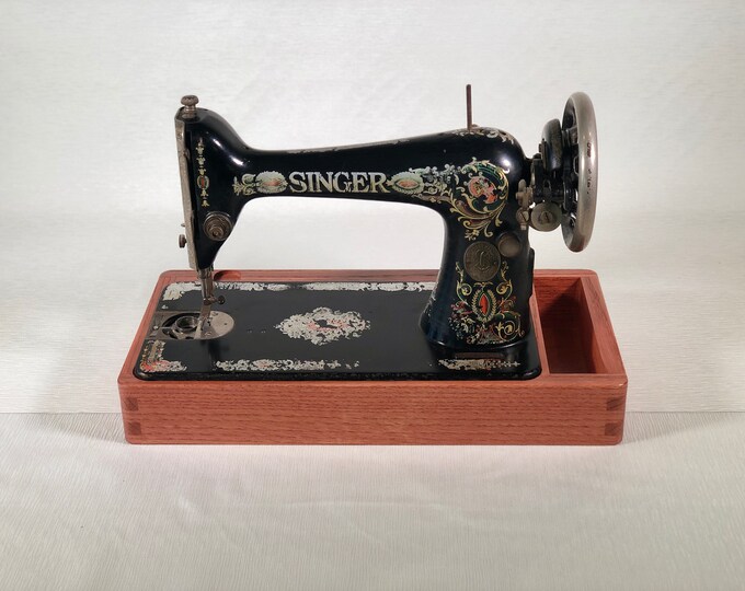 Antique Singer Puzzle Box Sewing Machine Attachments Oak - Etsy