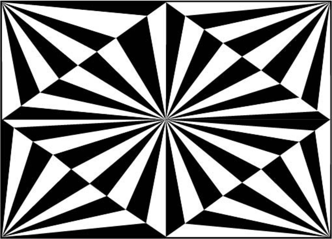 Optical Illusion Sticker Pack - Etsy