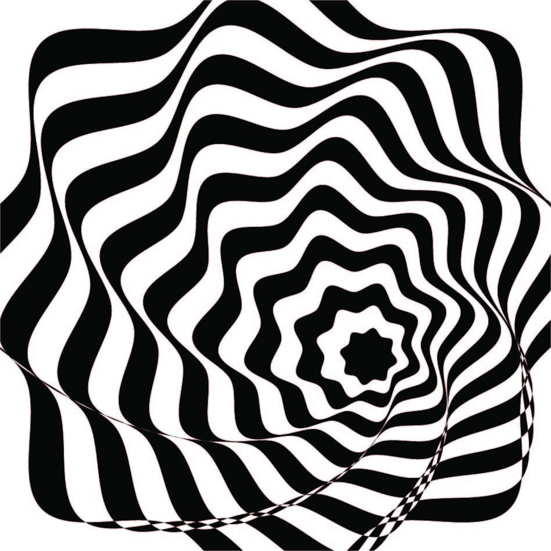 Optical Illusion Sticker Pack - Etsy