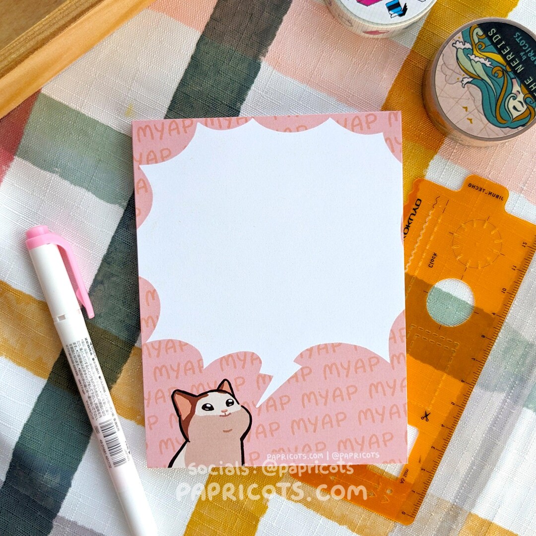 MYAP MYAP Popcat Flipbook Notepad - Etsy