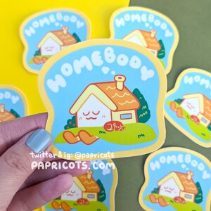 Homebody Vinyl Sticker Funny Cute Sassy Introvert House Decal for ...