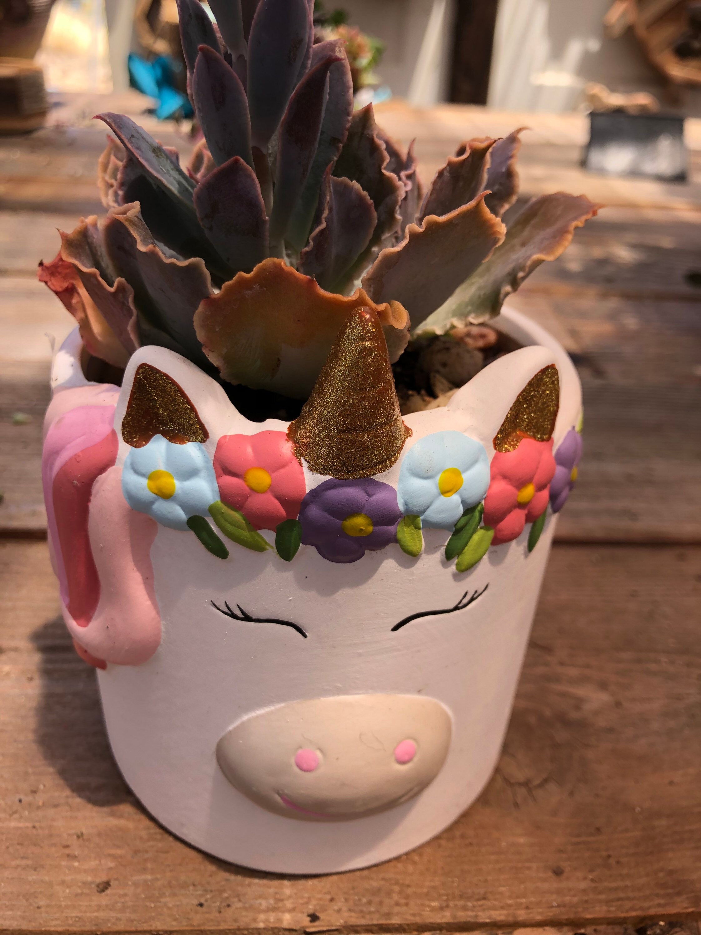 Unicorn Planter Pot. Teacher Appreciation Gift. Pencil Holder. Planter ...