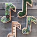 Music Note Succulent Vertical Garden / Living Hanging Wall Planter ...