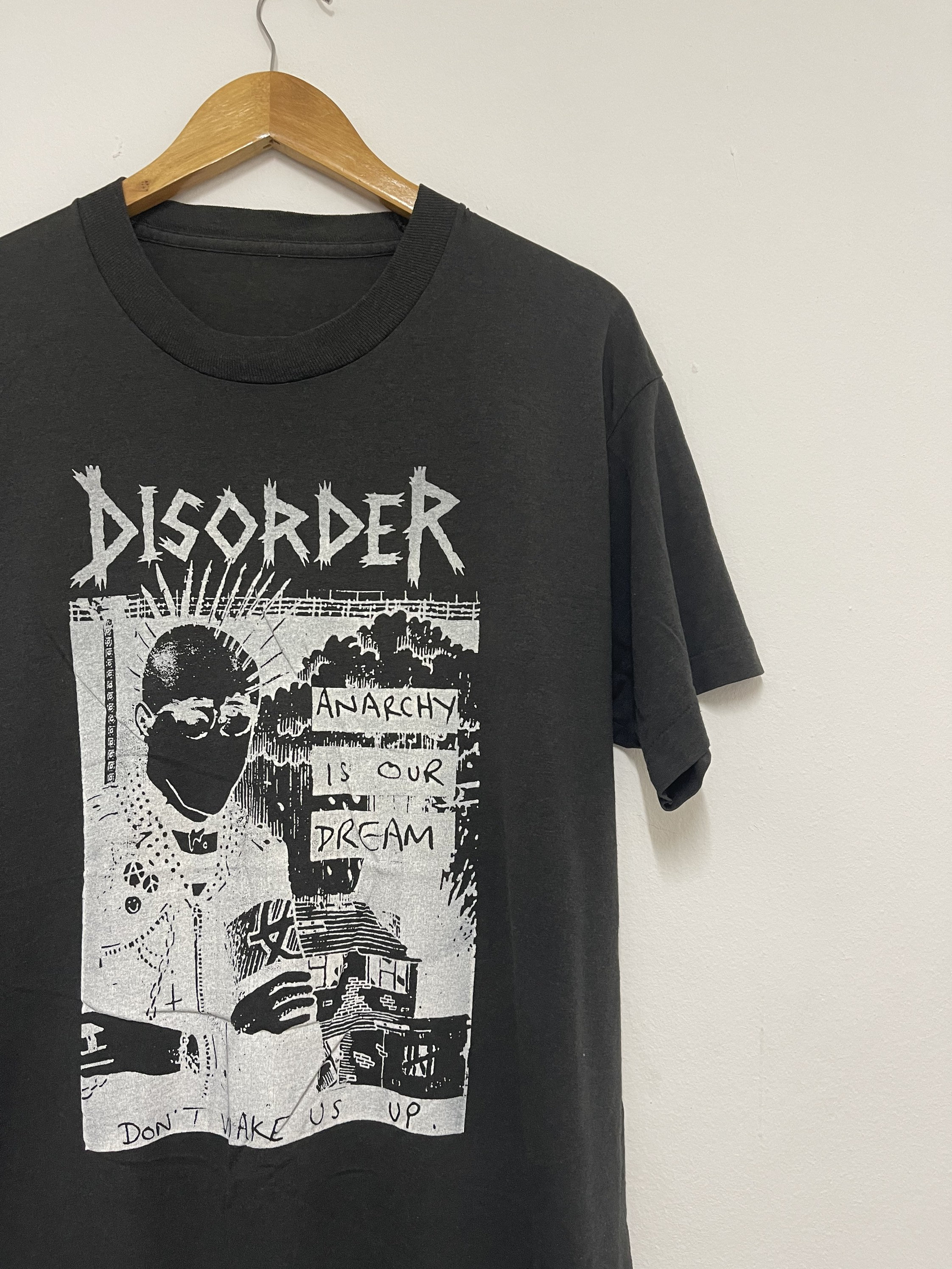 Vintage 80s Disorder Band I Didnt Go to Work Today 1986 Punk T-shirt ...