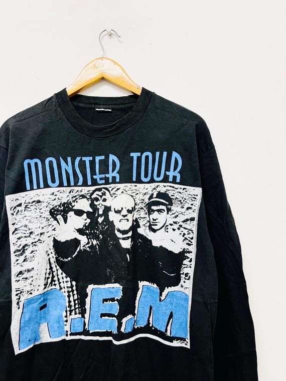 Vintage 90s REM Band : Monster World Tour 1995 T-Shir… - Gem