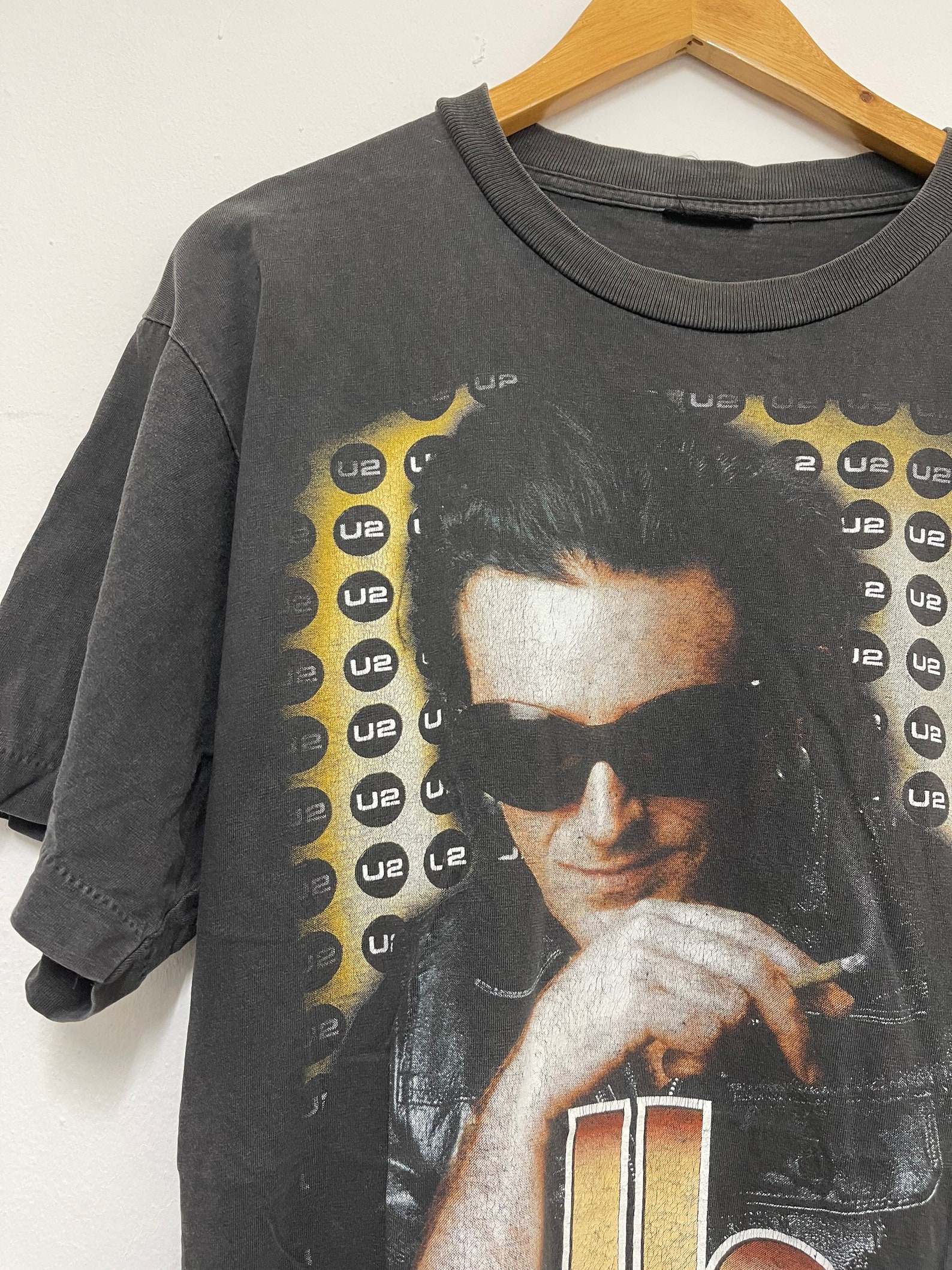 Vintage 90s U2 Band “ Bono Anchung Baby DISTRESSED T-shirt / UK Pop ...