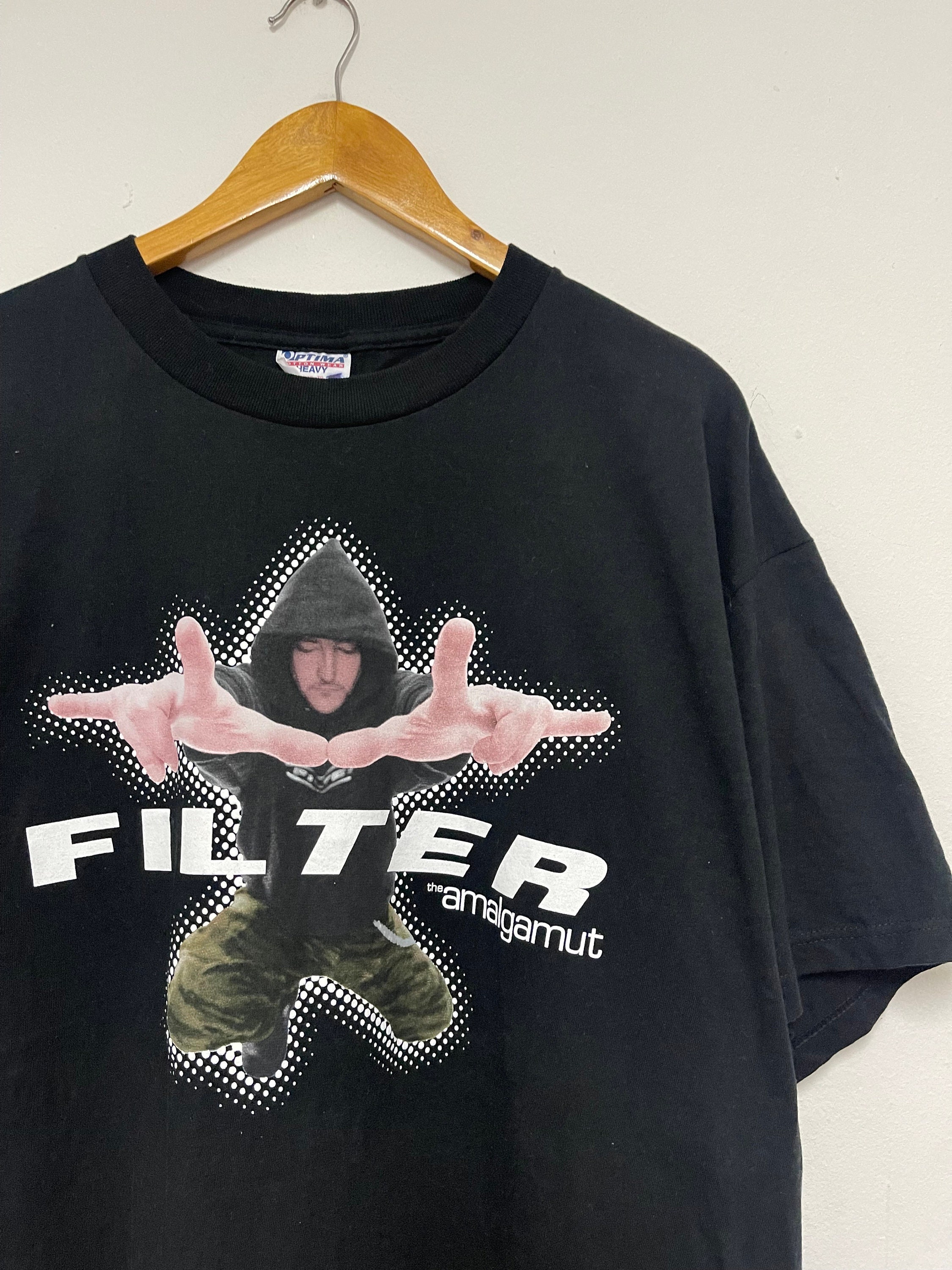 Vintage 00s Filter Band : the Amalgamut 2001 T-shirt / Industrial Rock ...