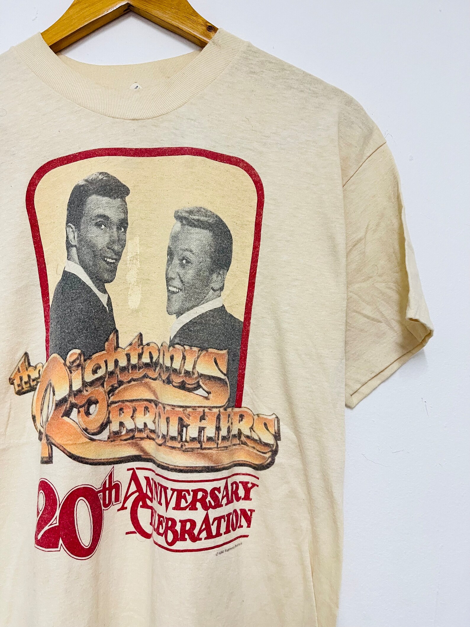 Vintage 80s the Righteous Brothers : 20th Anniversary Celebration T ...