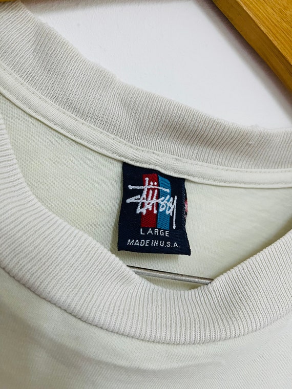 Vintage 90’s Stussy Clothing “ Dragon Streetwear T-Sh… - Gem