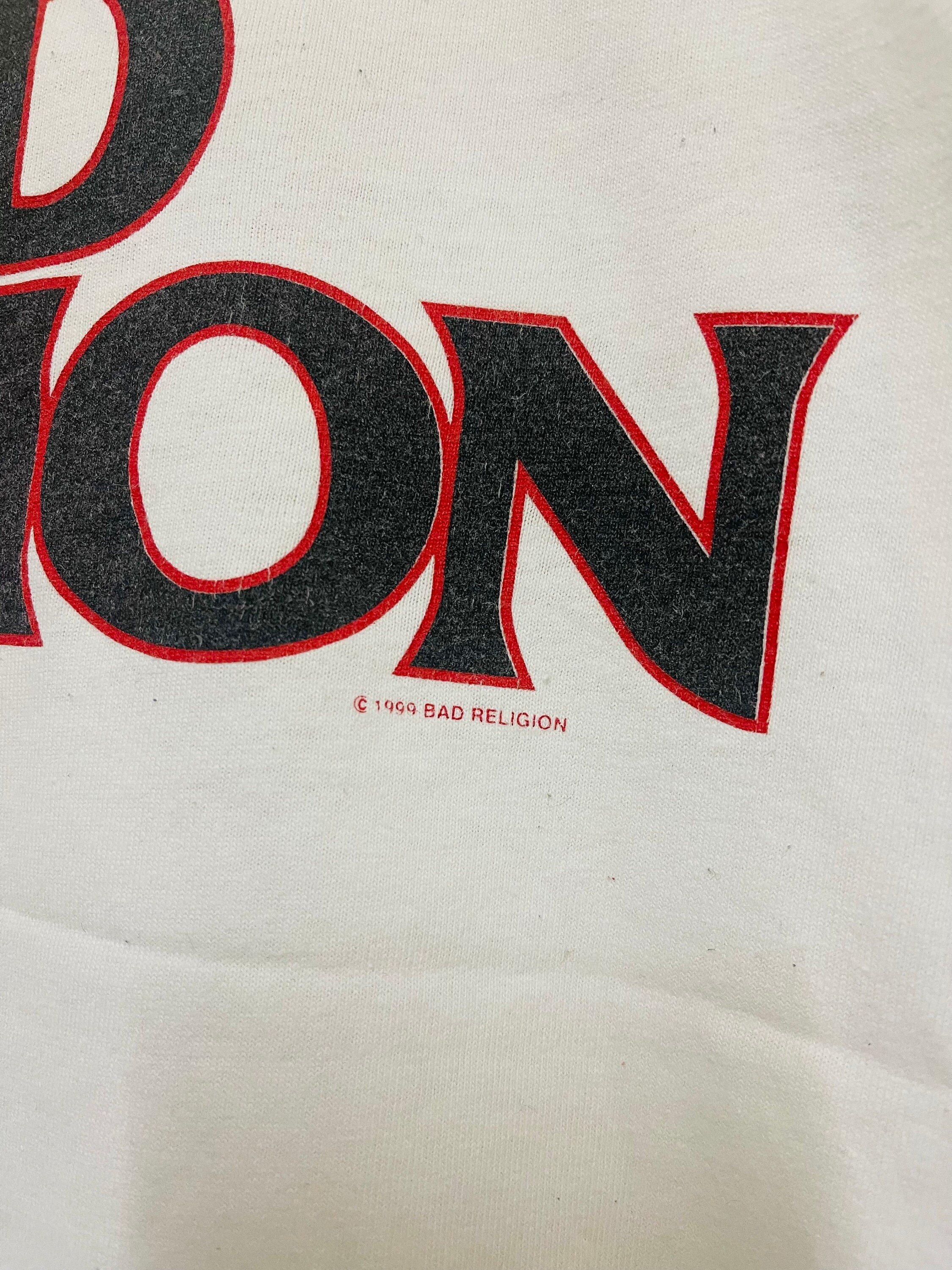 Vintage 90s Bad Religion “ Warning 1999 Hardcore Punk Band T-shirt ...