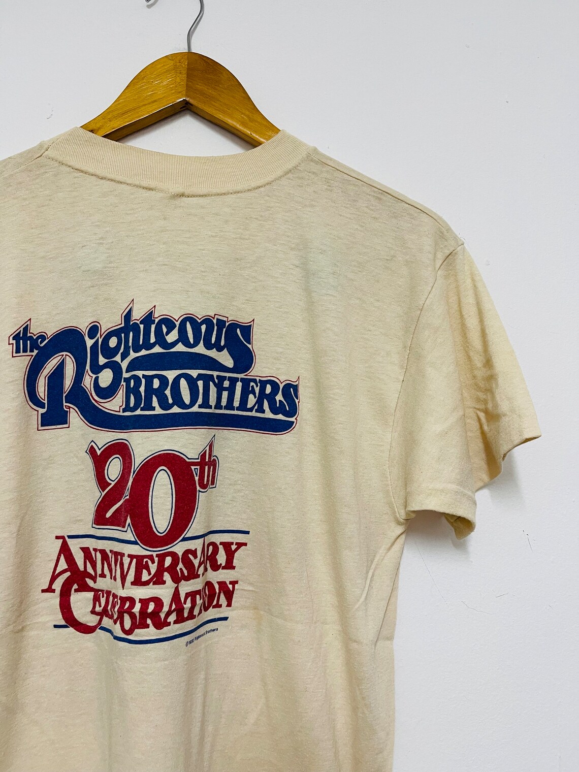 Vintage 80s the Righteous Brothers : 20th Anniversary Celebration T ...