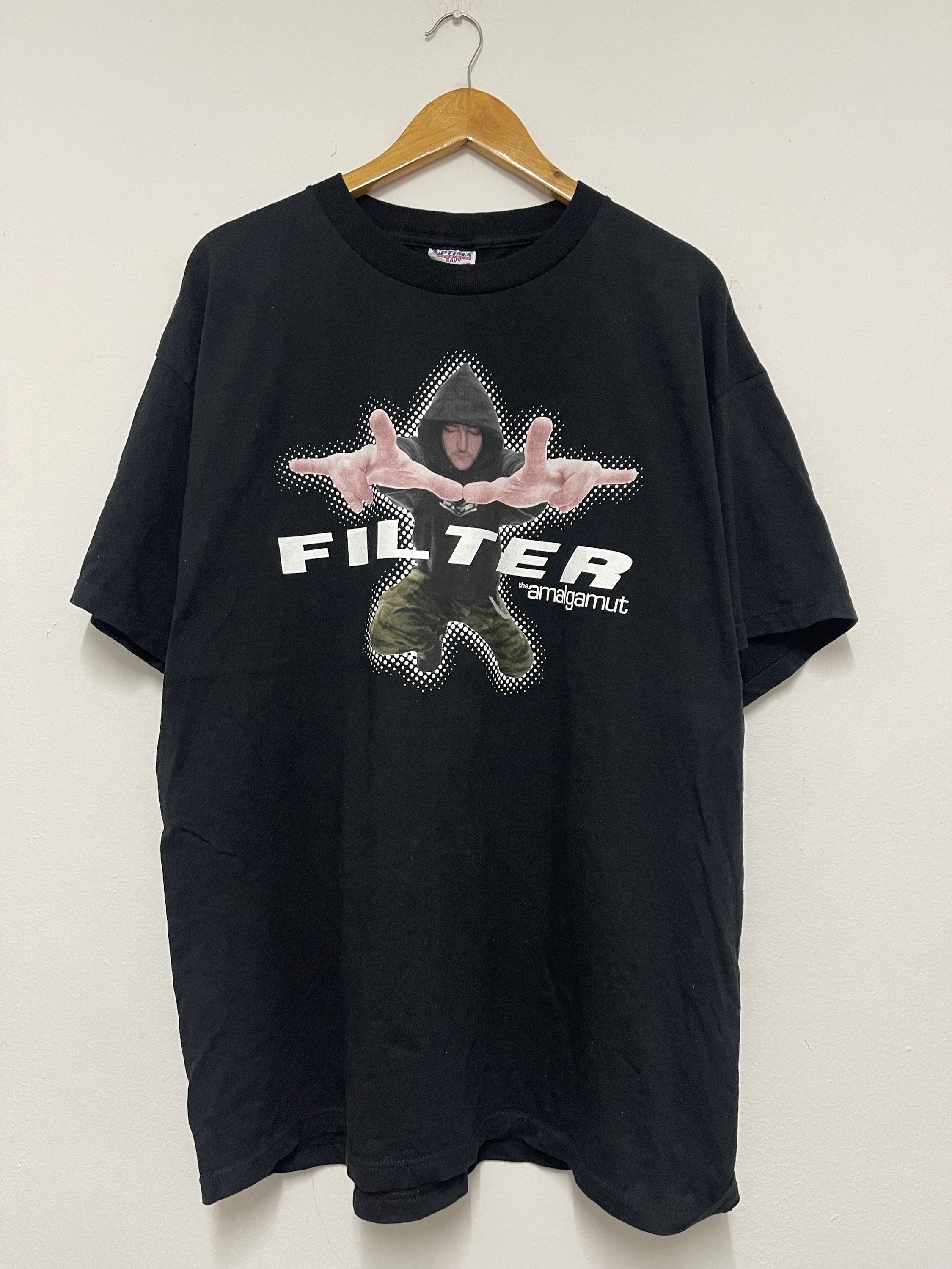 Vintage 00s Filter Band : the Amalgamut 2001 T-shirt / Industrial Rock ...