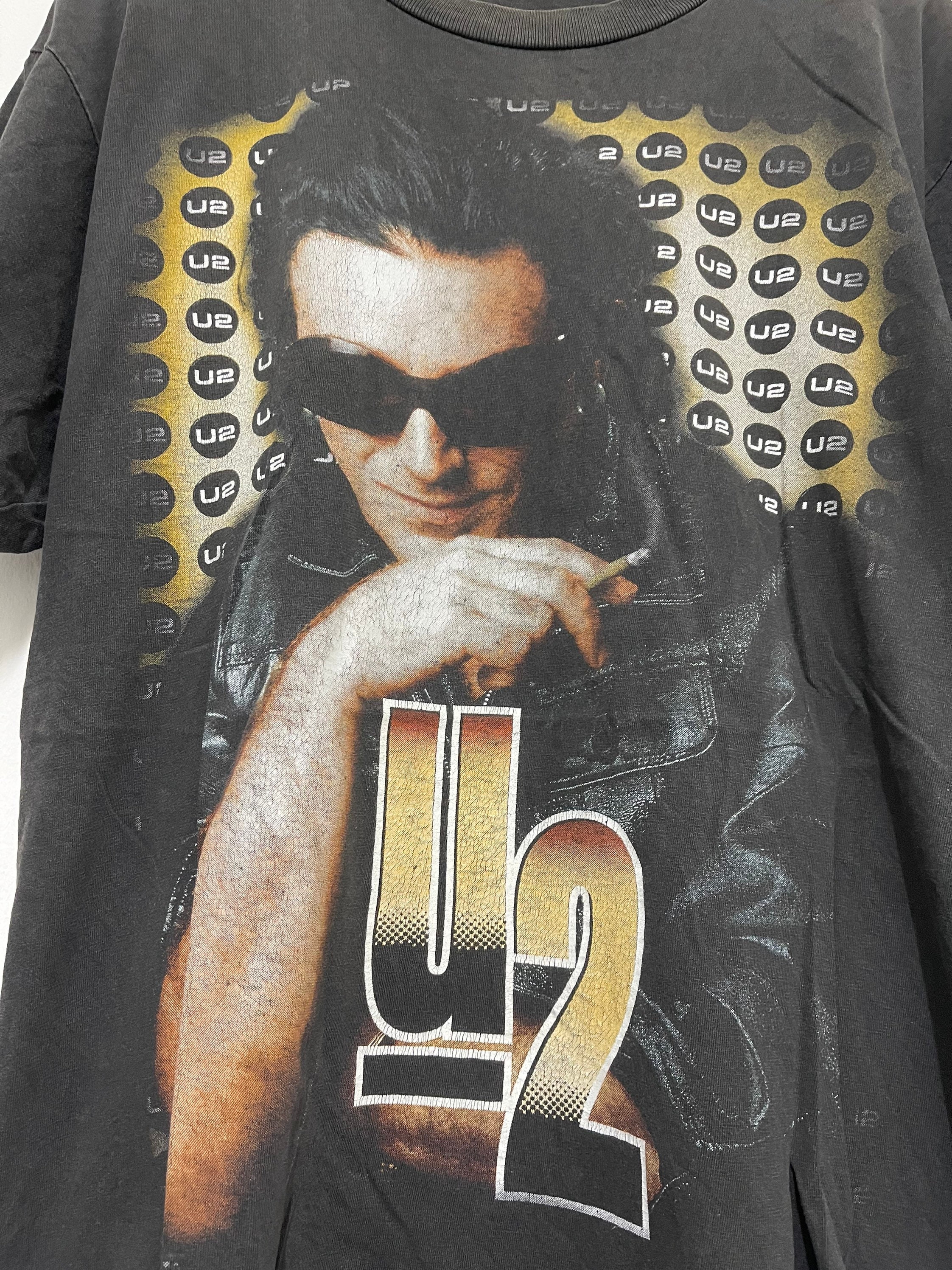 Vintage 90s U2 Band “ Bono Anchung Baby DISTRESSED T-shirt / UK Pop ...
