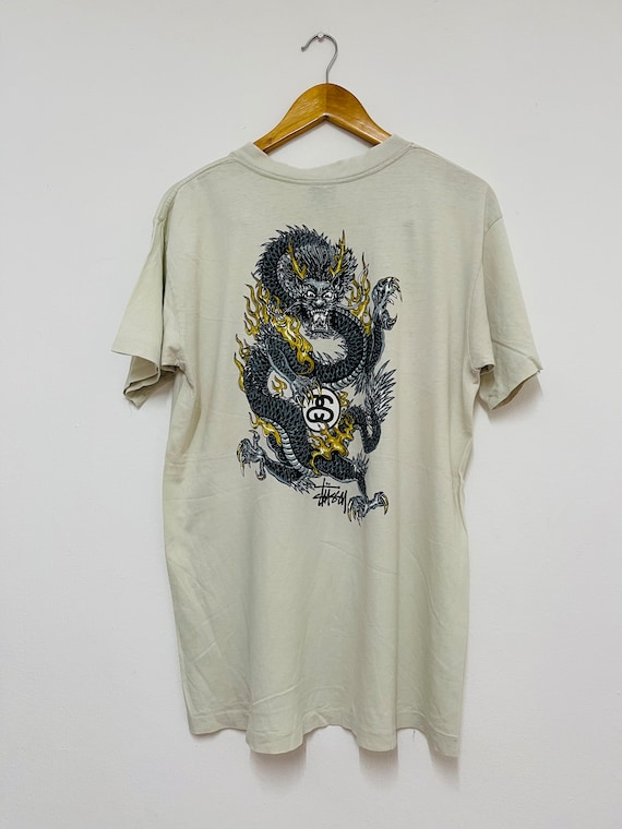 Vintage 90's Stussy Clothing “ Dragon Streetwear T-shirt Vintage 90's Stussy Clothing “ Dragon Streetwear T-shirt