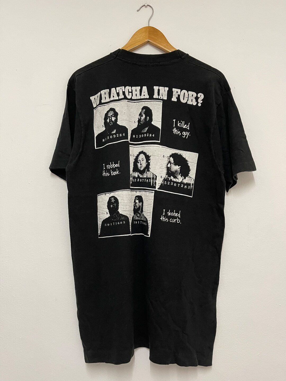 Vintage 90s Jay Adams Skater Mugshoot Photography T-shirt / Skate Surf ...