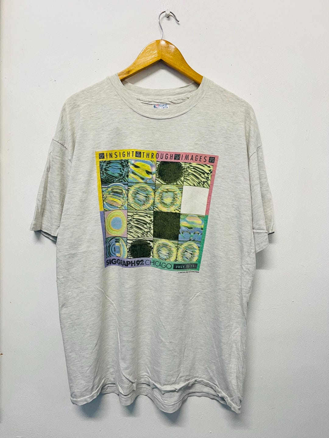 Vintage 90s Karl Sims : Siggraph Chicago 1992 T-shirt / Computer ...