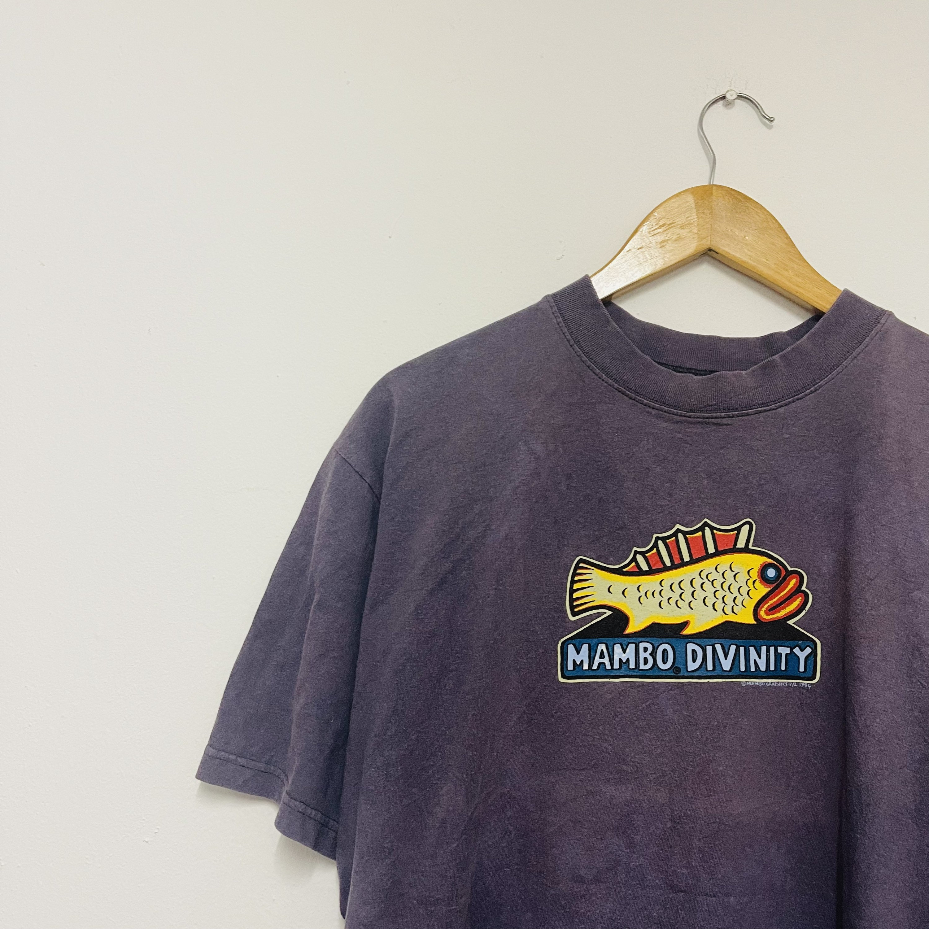 Vintage 90s Mambo Graphics Reg. Mombassa 1994 Theology Artworks T-shirt ...