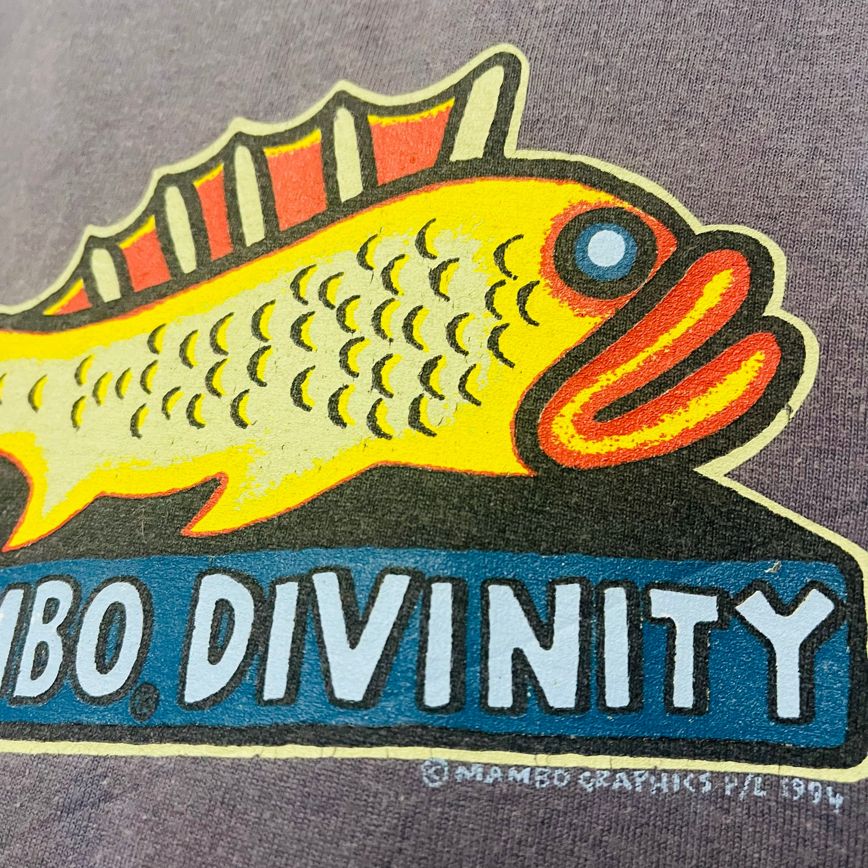 Vintage 90s Mambo Graphics Reg. Mombassa 1994 Theology Artworks T-shirt ...