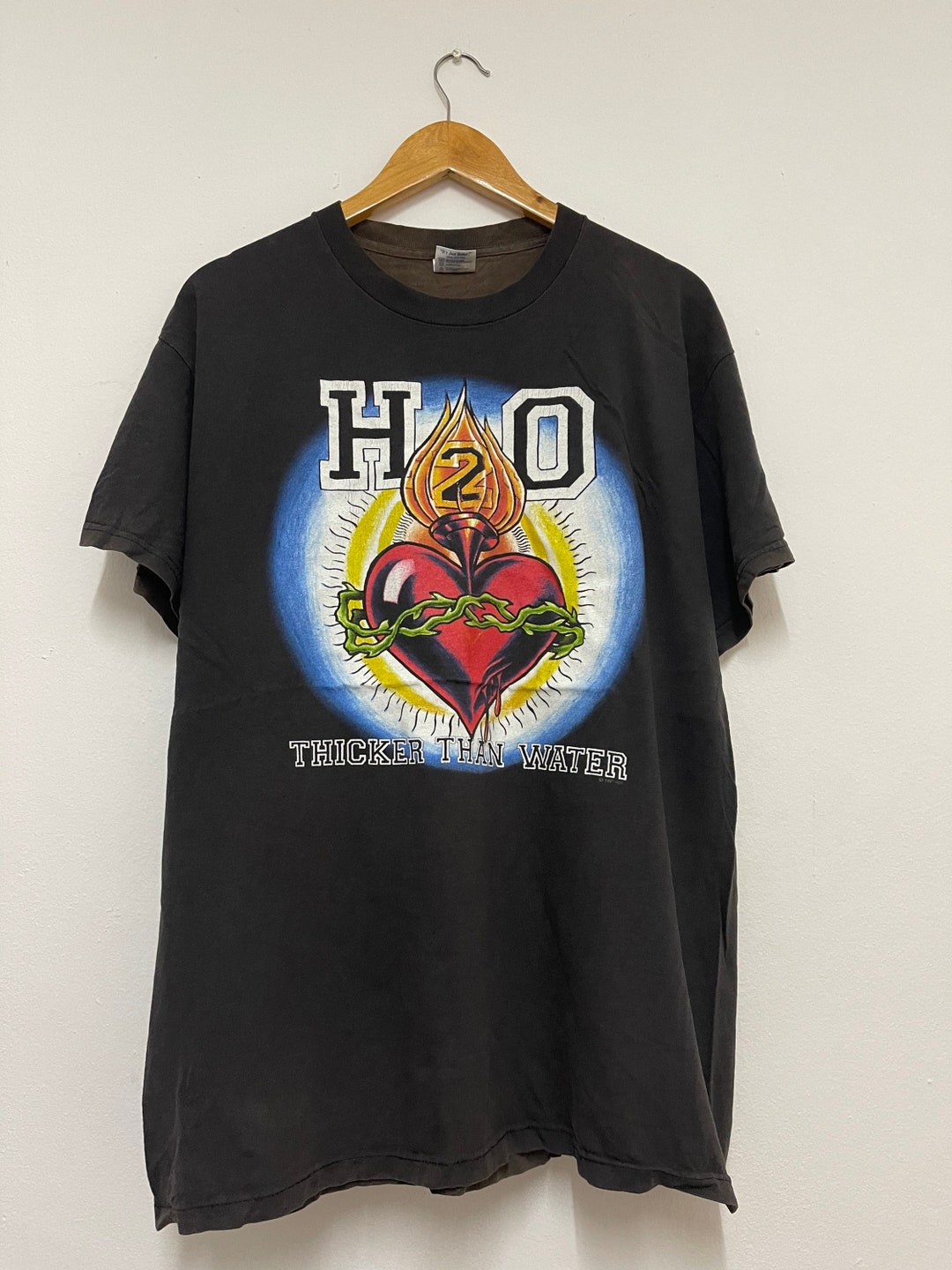 Vintage 90s H20 Band “ Thinker Than Water 1997 Music T-shirt / Hardcore ...