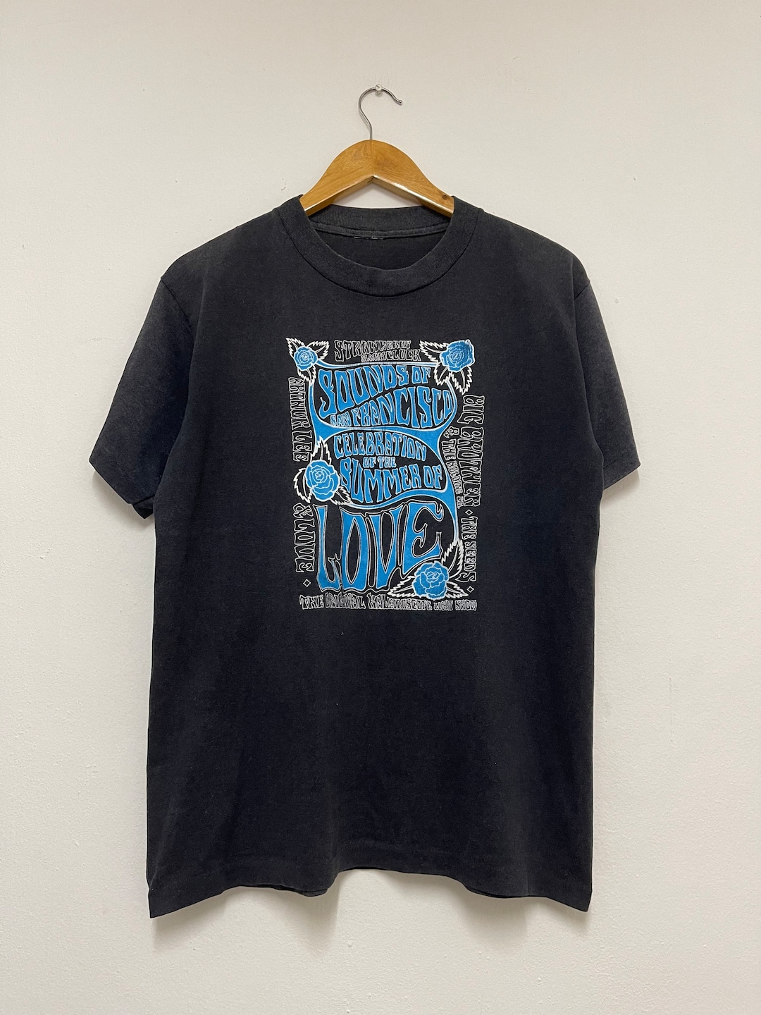 Vintage 80s Arthur Lee and Love Progressive Jazz Band T-shirt / Concert ...